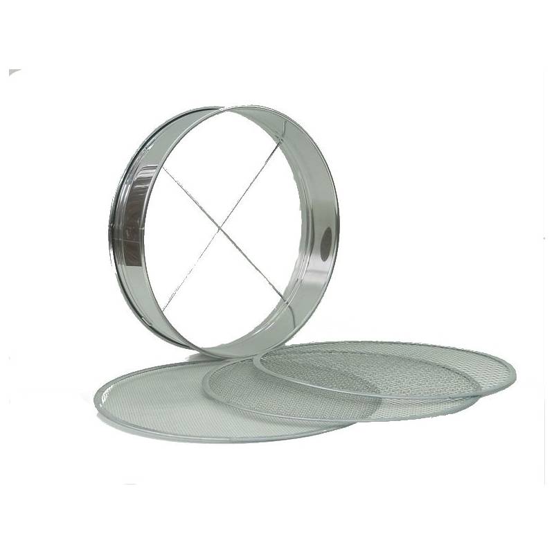 Sieve 3 interchangeable sieves diam. 37 cm. | €30.00 | Geosism & Nature